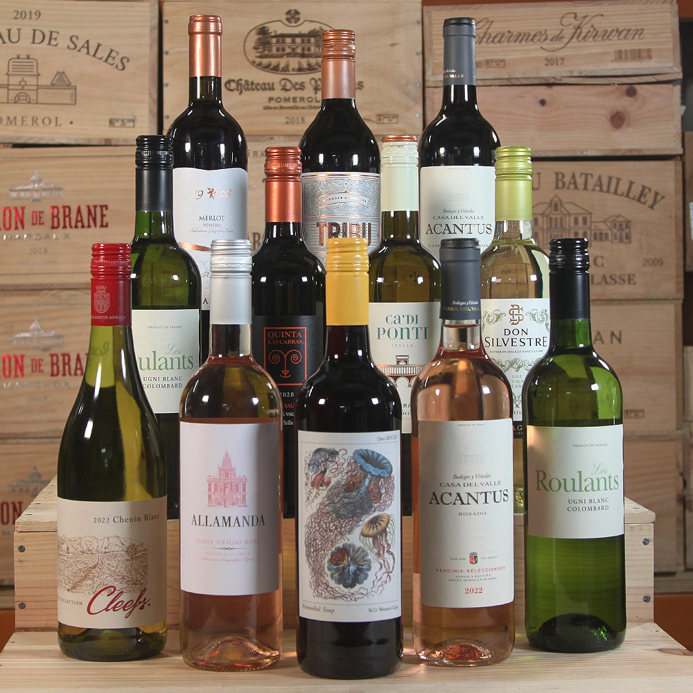 £90 mixed wine case (12 bottles) *local delivery within 20 miles only ...