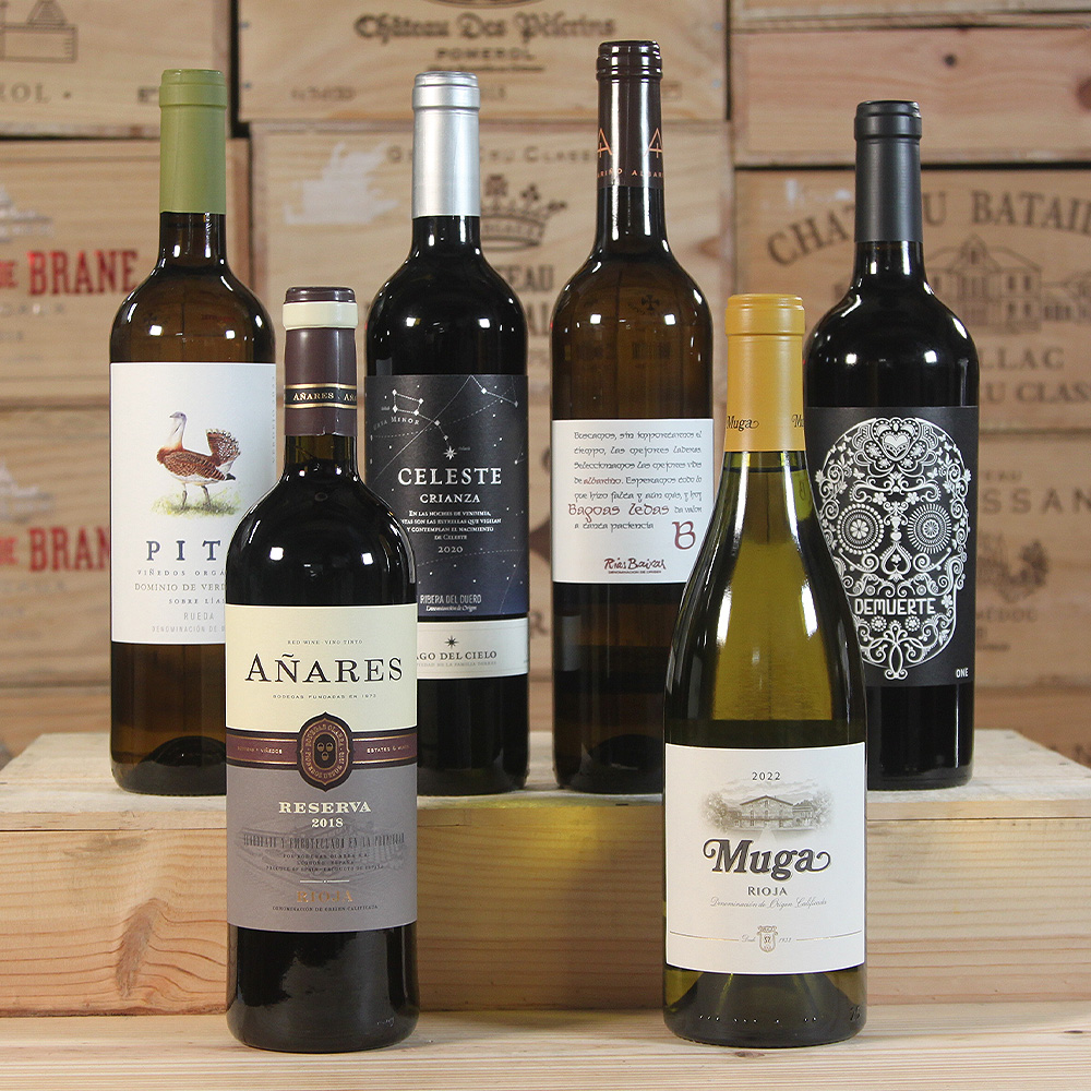 Sensational Spain, Great Regional Spanish Mix, 6 bottles, £86.00 ...